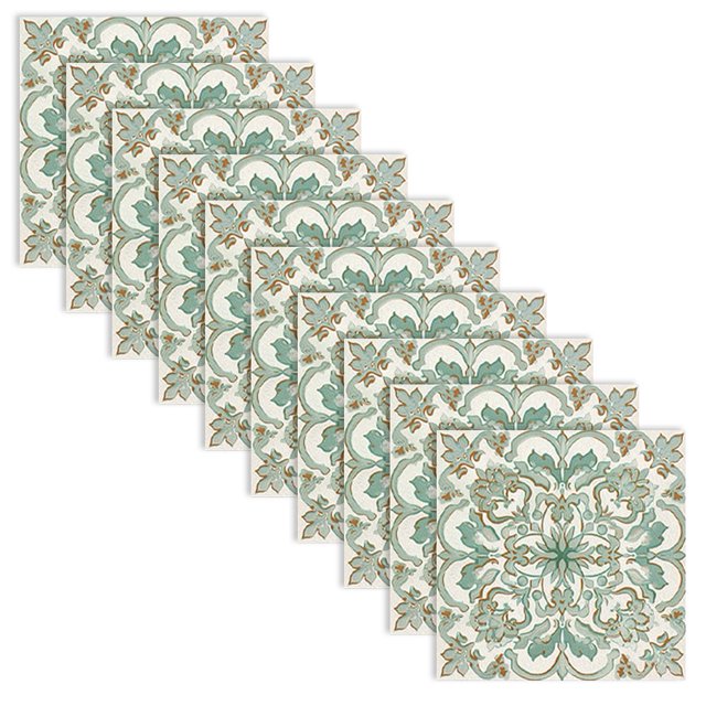 10X Mosaic Tile Stickers Stick Bathroom Kitchen Home Wall Or Floor 15 ...