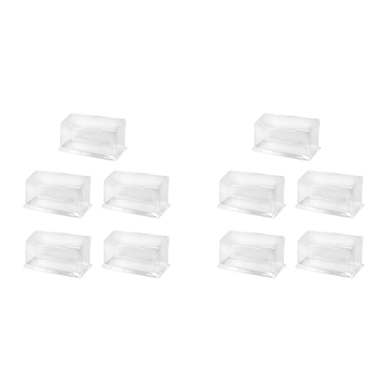 10X New Clear Desktop Business Card Holder Display Stand Acrylic ...