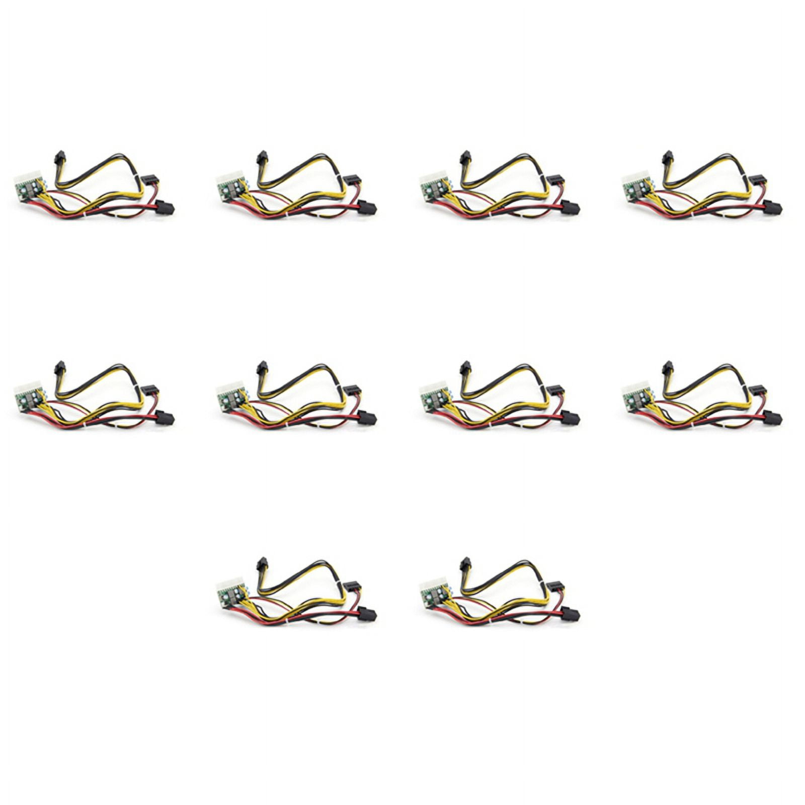 10X PCI-E 6PIN Input DC 12V 300W DC-ATX-300W 24Pin ATX Switch PSU Power ...