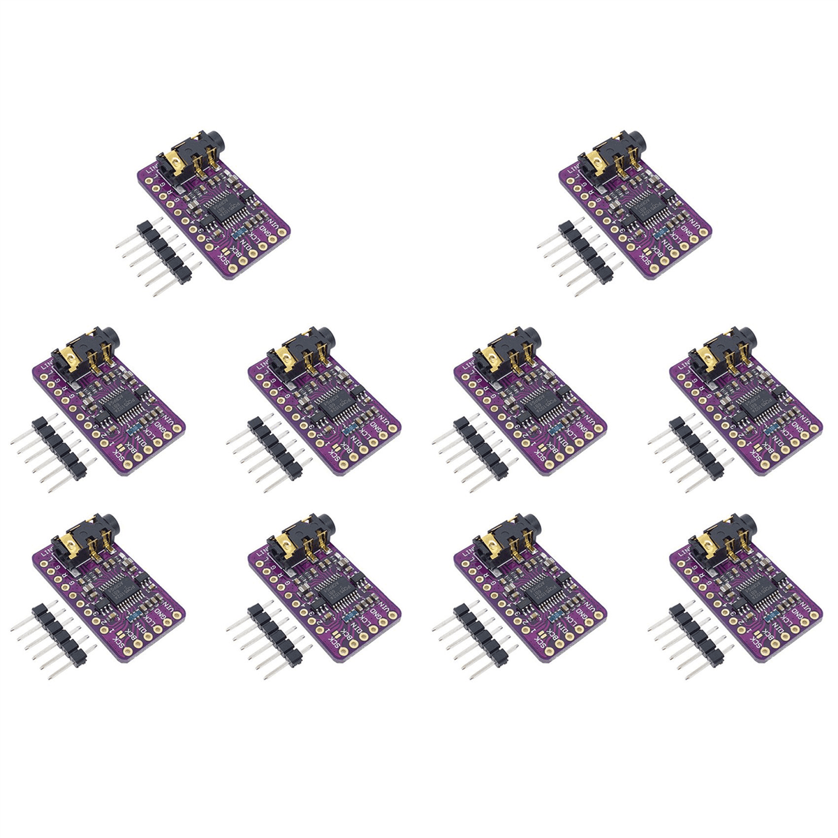 10X PCM5102 I2S IIS Digital Audio Decoder Module Stereo Digital-to ...
