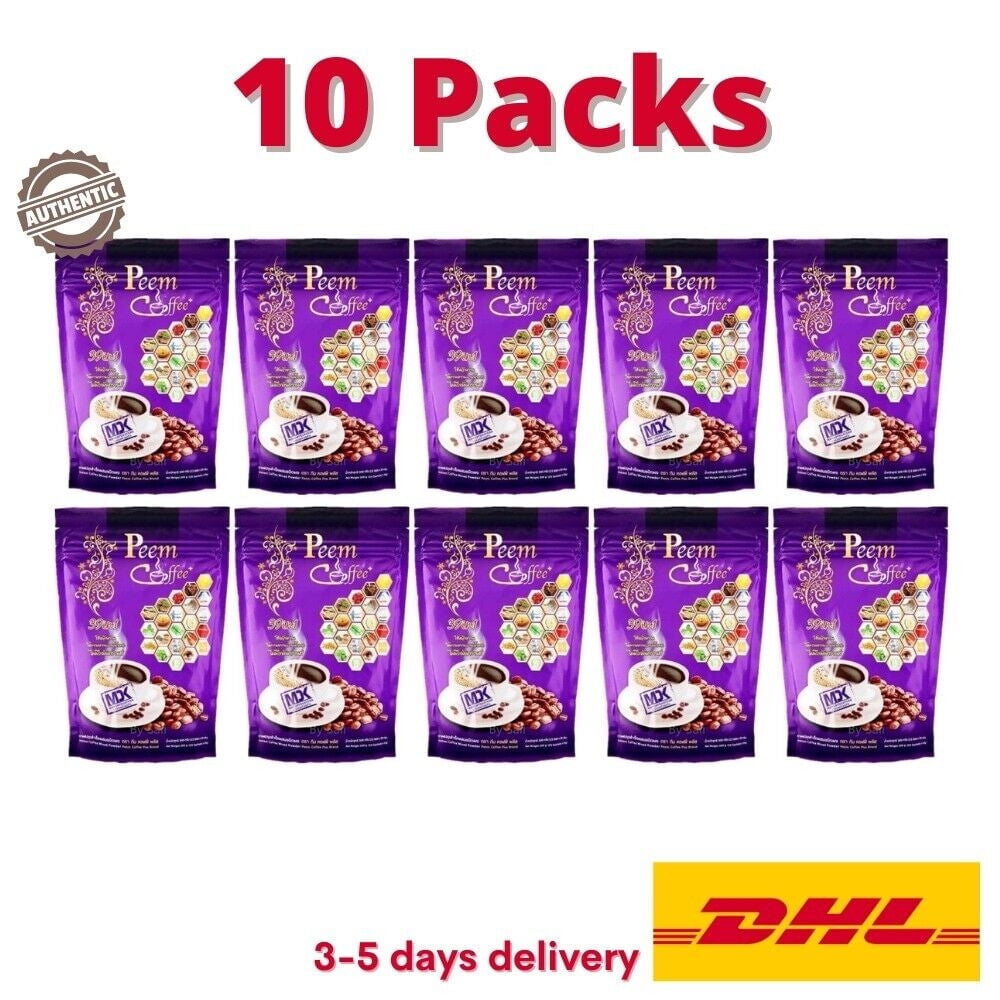 10X PEEM Coffee Herbs 39 in 1 Instant Coffee Weight Management No Sugar for Diet - Walmart.com
