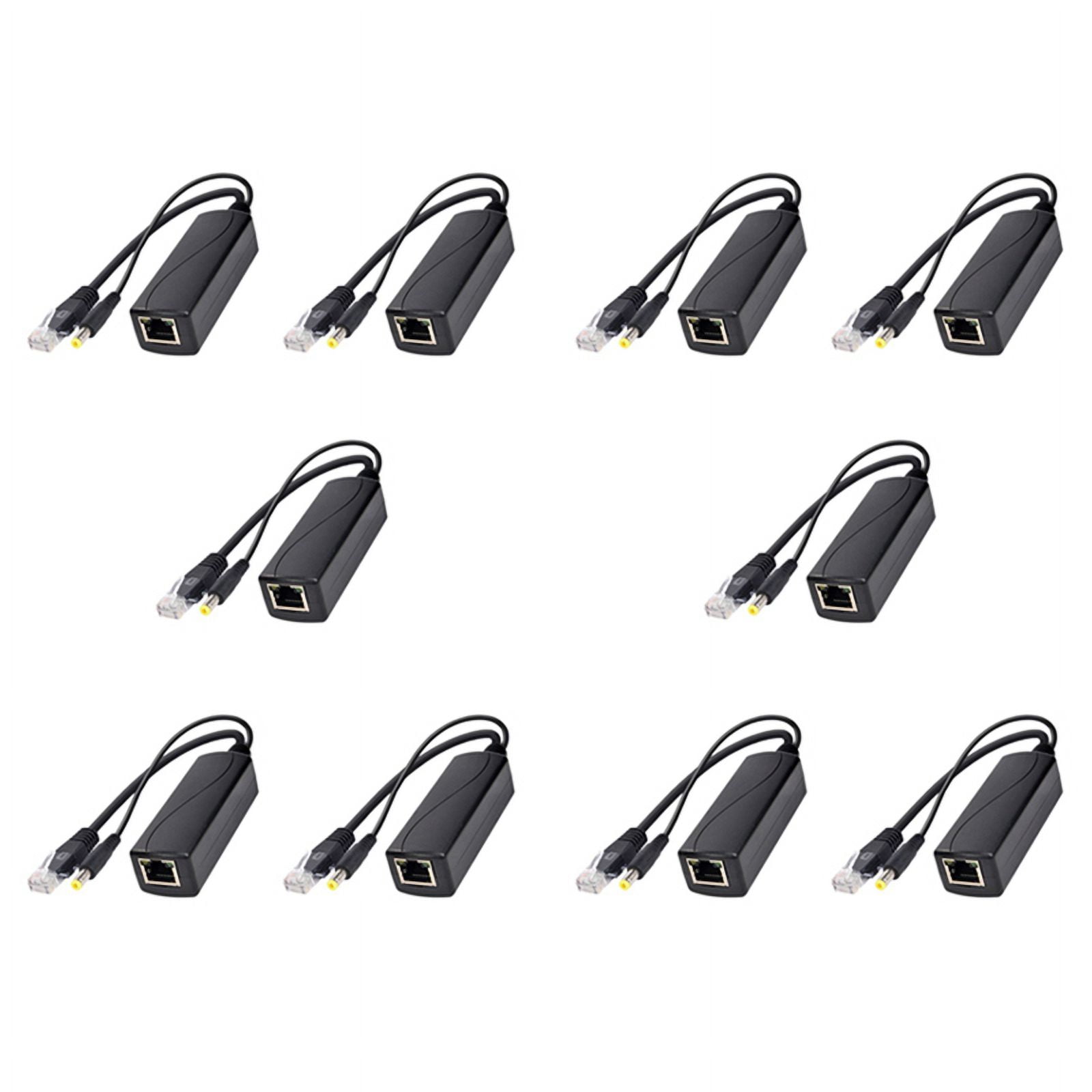 10X PS5712TG Gigabit Power Over Ethernet Splitter 10/100/1000Mpbs RJ45 ...