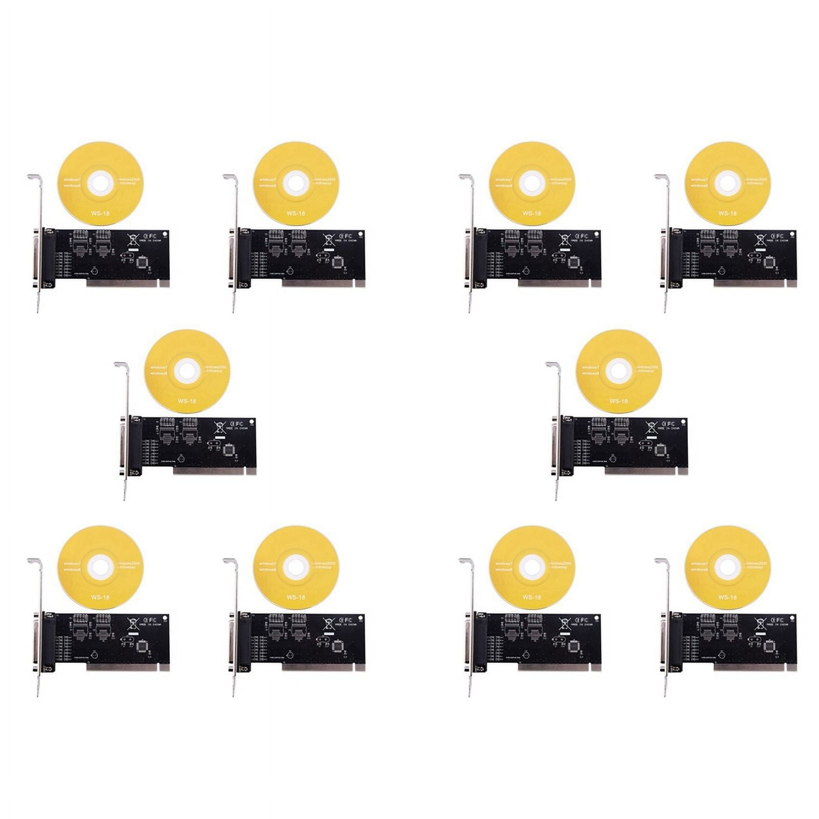 10X Pci Expansion Card Adapter 25Pin Parallel Pci to Parallel Db25 ...