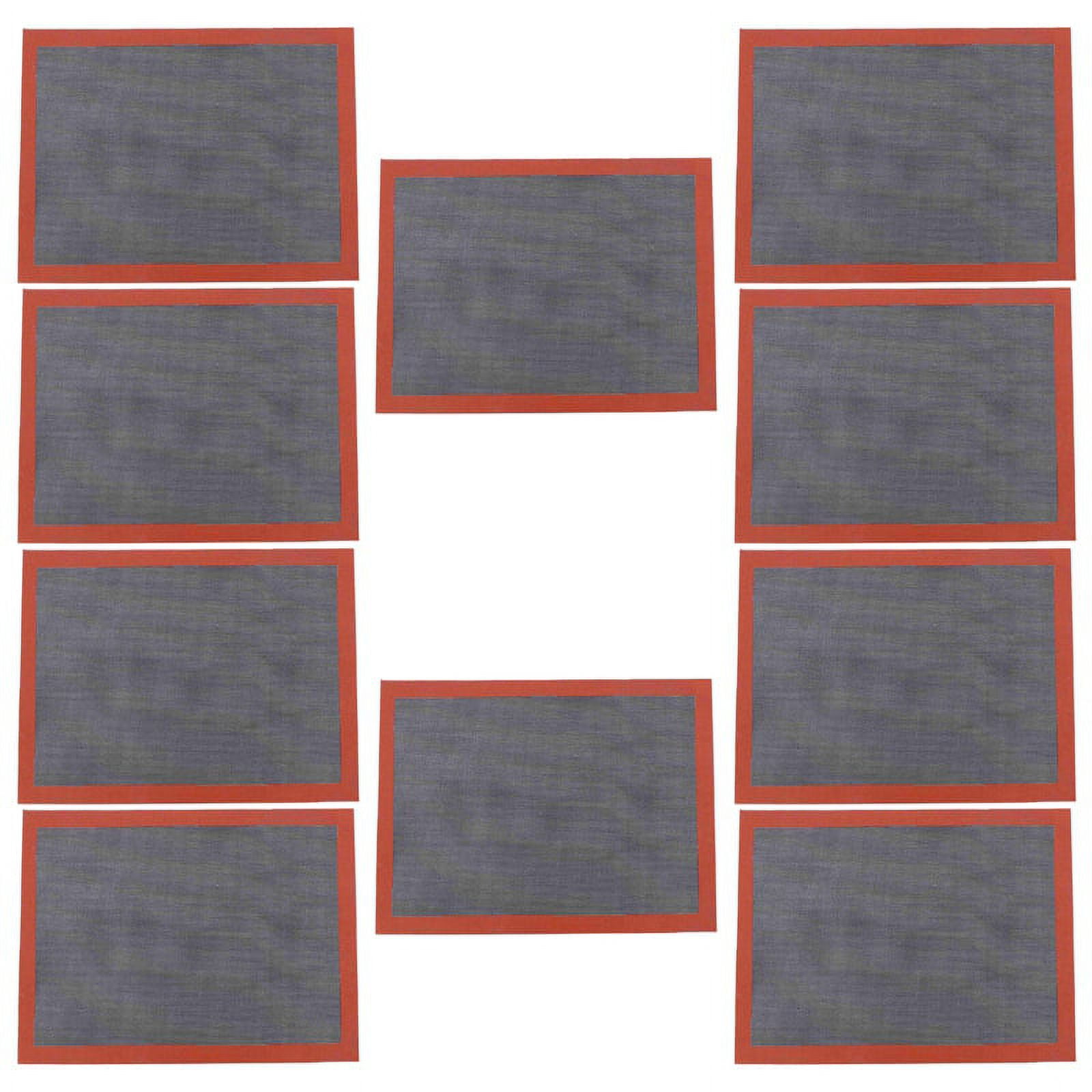 10X Perforated Silicone Baking Mat Non-Stick Baking Oven Sheet Liner ...