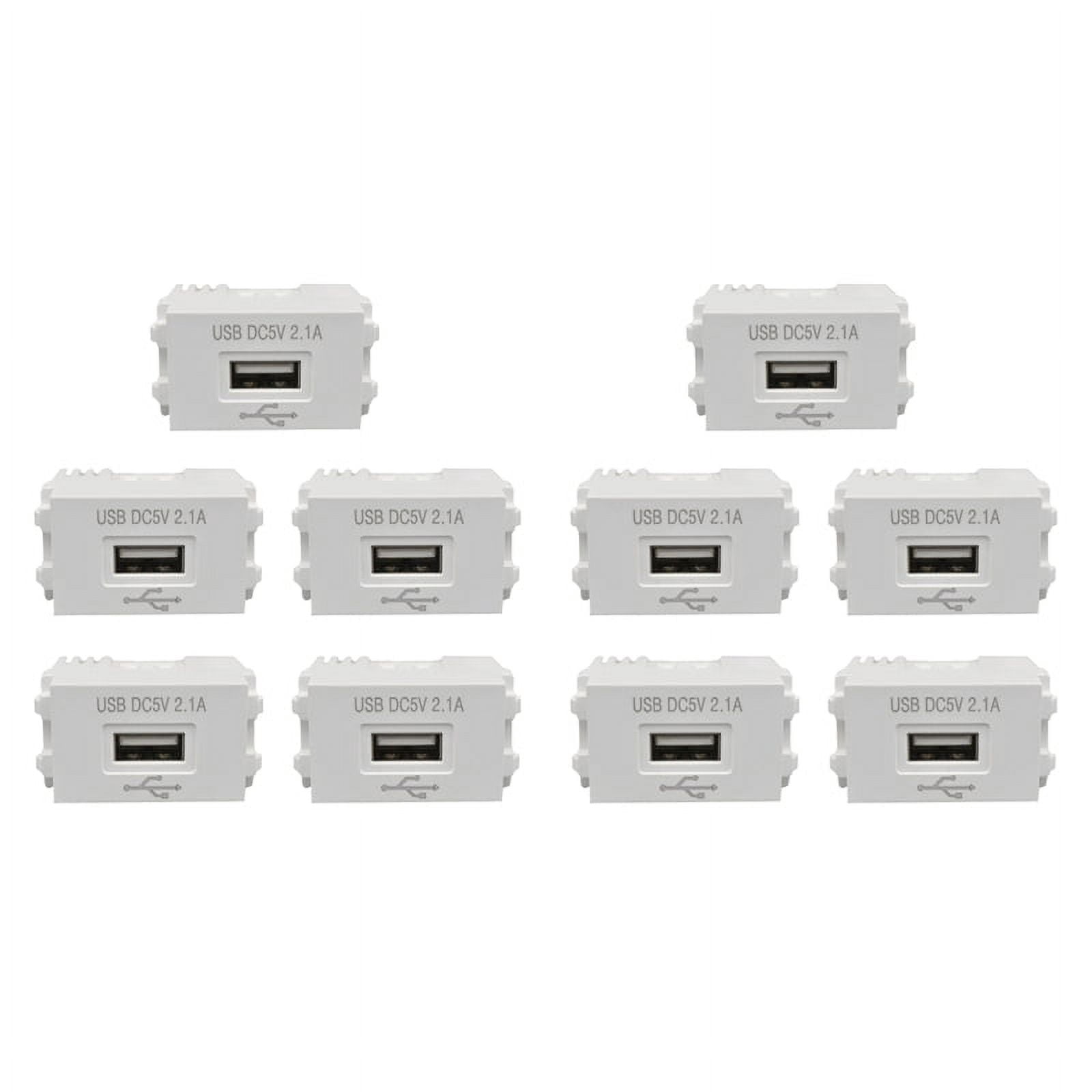 10X Phone Charging Panel USB Power Module 220V Socket 5V Transformer 2 ...