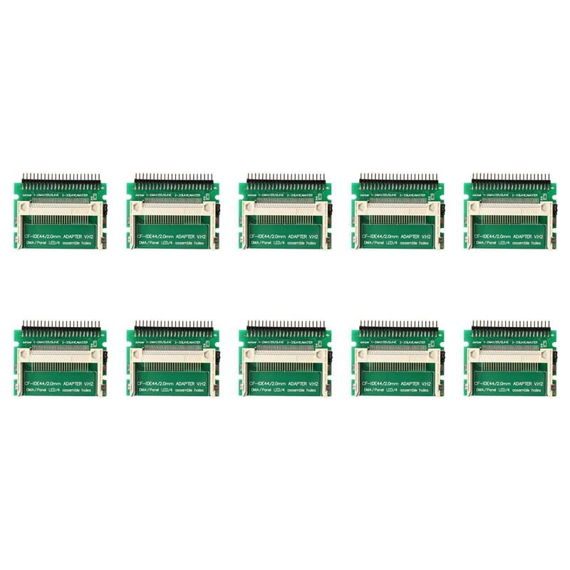 10X Pin-Bare Laptop 44-Pin Male IDE to Card Adapter - Walmart.com