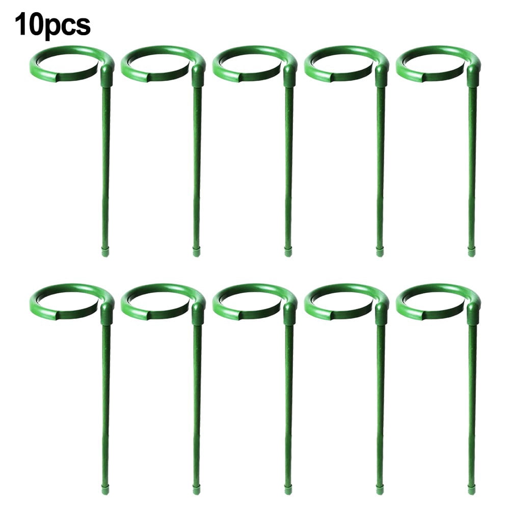 10X Plant Support Stakes Garden Flower Support Single Stem Plant ...