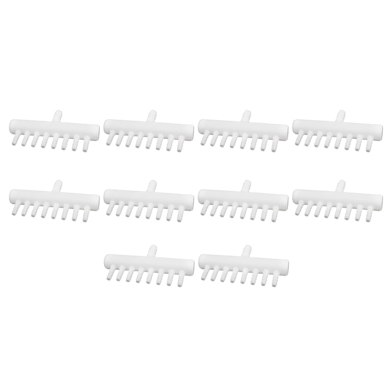10X Plastic 8-Way Aquarium Tube Splitter Air Valve - Walmart.com