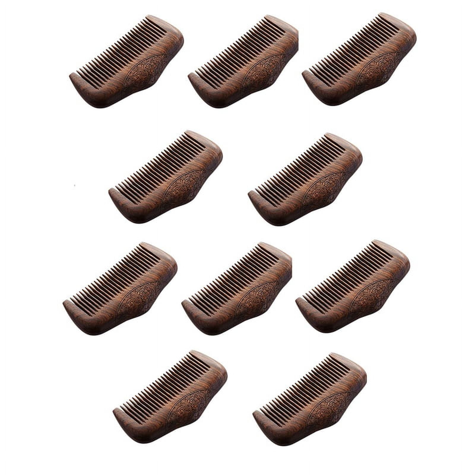 10X Pocket Comb Sandalwood Super Narrow Dent Wood Combs Static Lice ...
