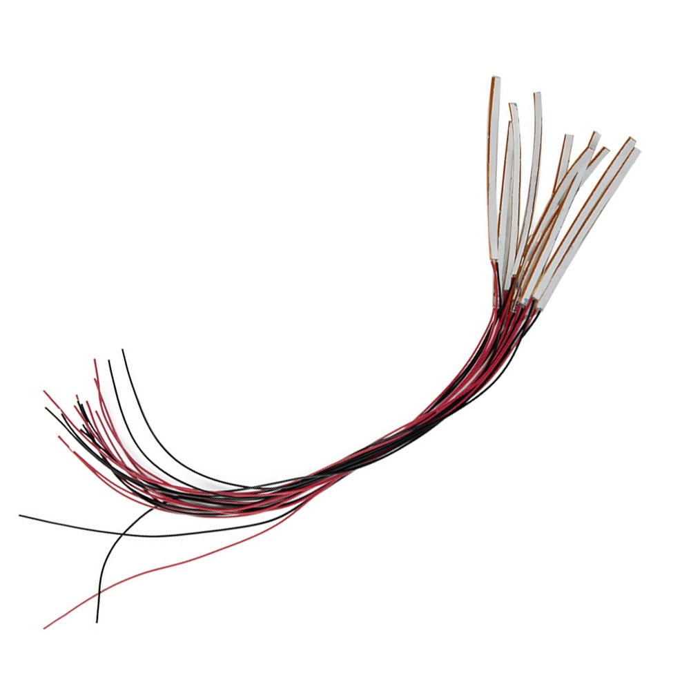 10X Pre Wired White Strip 6 Led for Smd Led Light Self-Adhesive ...