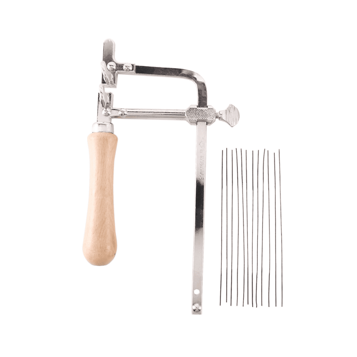 10X Professional Adjustable Saw Bow Wooden Handle of Jewelry Saw Frame ...