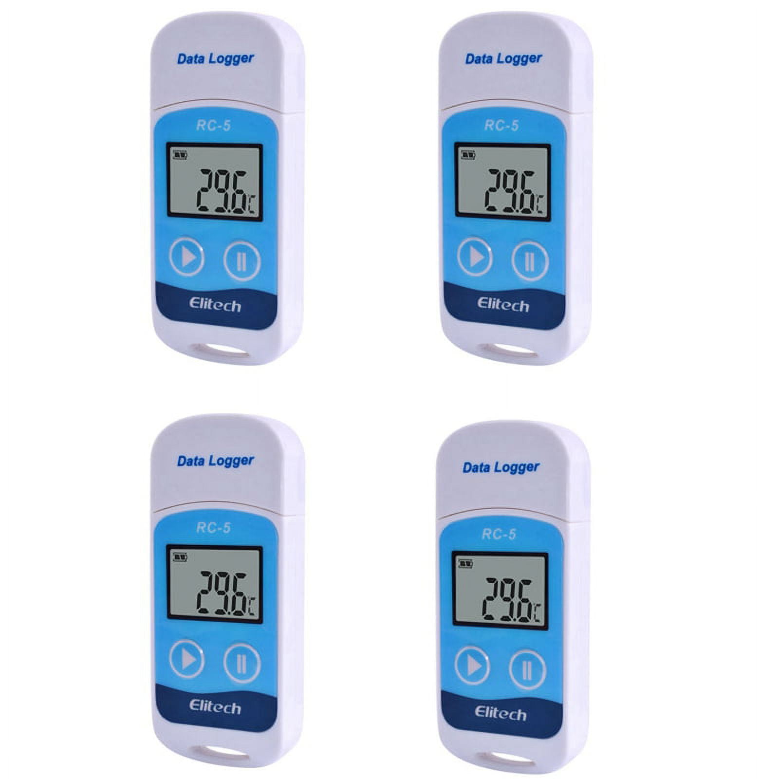 10X RC-5 High-Precision Digital USB Temperature Data Logger for ...