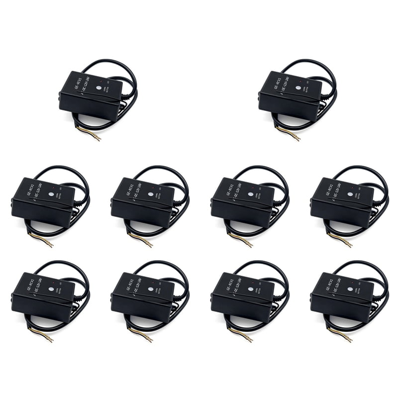 10X -RCV1 Receiver 433.92MHz DC/AC 12V/24V for Gate Garage Door Remote ...
