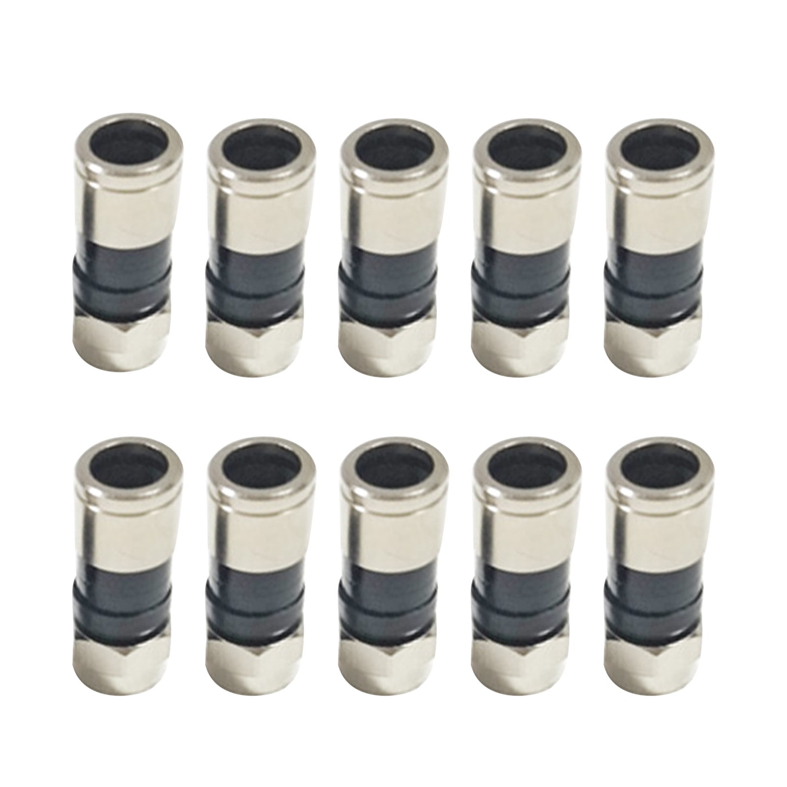 10X RG6 F-Type Compression Snap Seal Plug Connector Sky Satellite ...