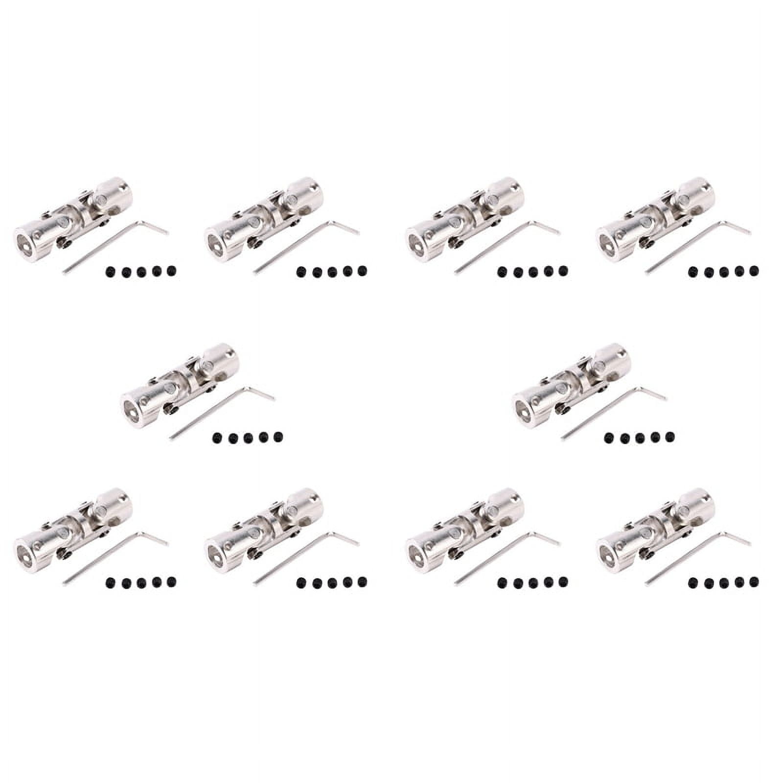 10X Rc Double Universal Joint Cardan Joint Gimbal Couplings with Screw ...