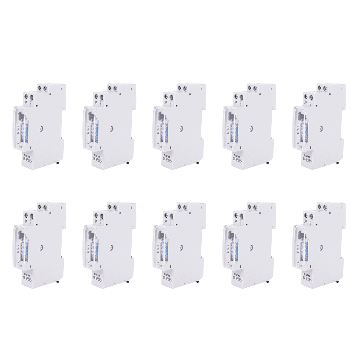 10X SUL180A 15 Minutes Mechanical Timer 24 Hours Programmable Din Rail ...