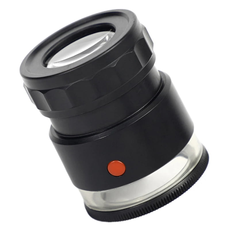 10X Stand Measuring Magnifier Scale Loupe LED and UV Lights Illuminated ...