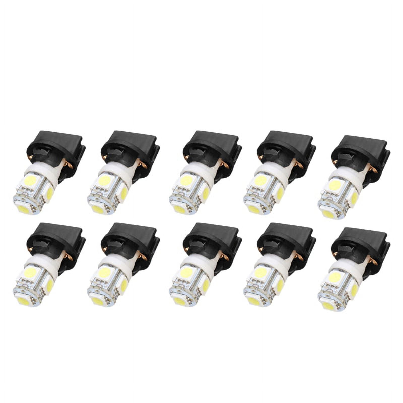 10X T10 White 5050 194 LED Bulbs Instrument Gauge Cluster Dash Light ...