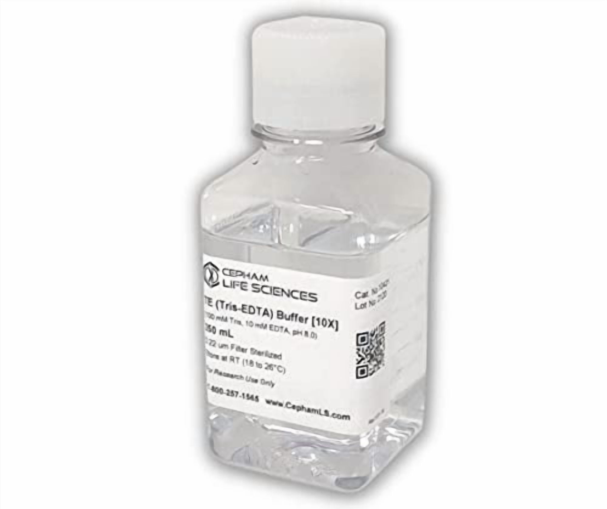 10X Tris-EDTA Buffer (TE Buffer); (100mM Tris, 10mM EDTA, pH 8), 250 mL ...