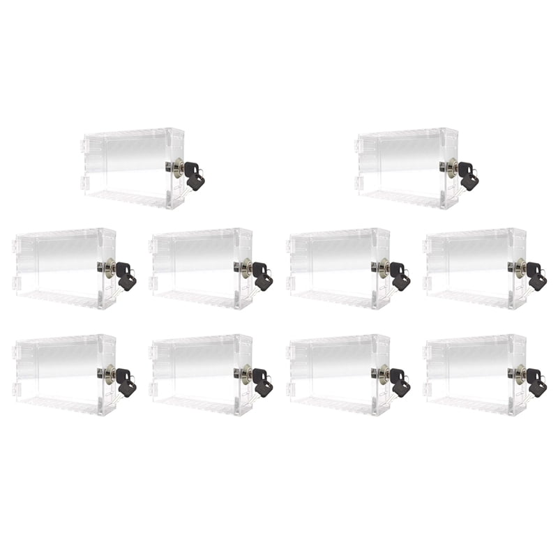 10X Universal Thermostat Lock Box with Key Thermostat Cover for ...