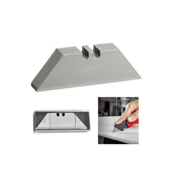 10X Utility Knife Blades Replacement Refills Drywall Standard Razor Box ...