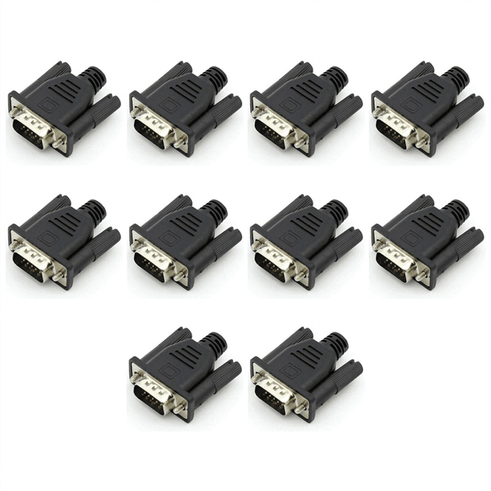 10X VGA Virtual Display Adapter Male Dummy Plug EDID Headless Ghost ...
