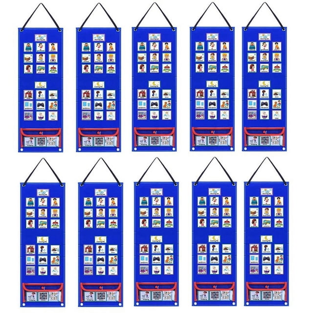 10X Visual Schedule for Kids Daily Routine Chart with 700 Cards ...