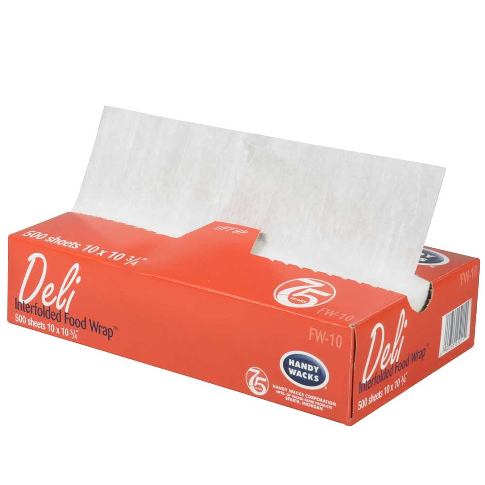 10X10.75 Interfolded Food And Deli Tissue Wrap -- 12 case -- 500 count ...