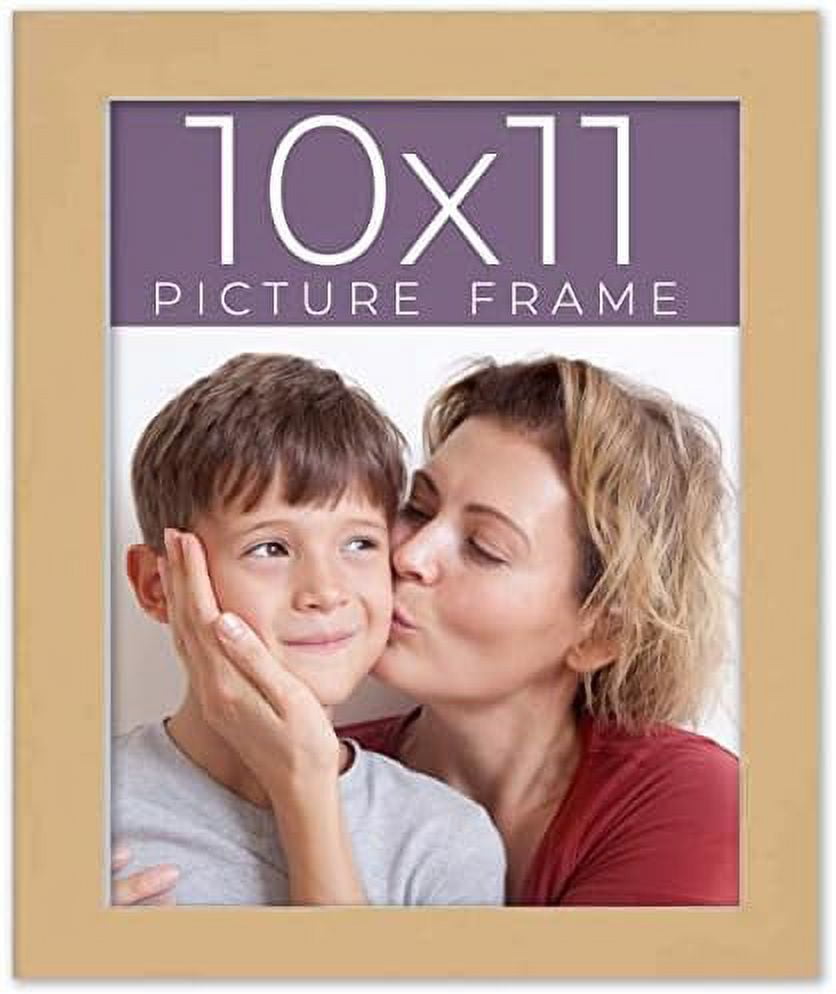 10X11 Frame Beige Real Wood Picture Frame Width 0.75 Inches | Interior ...