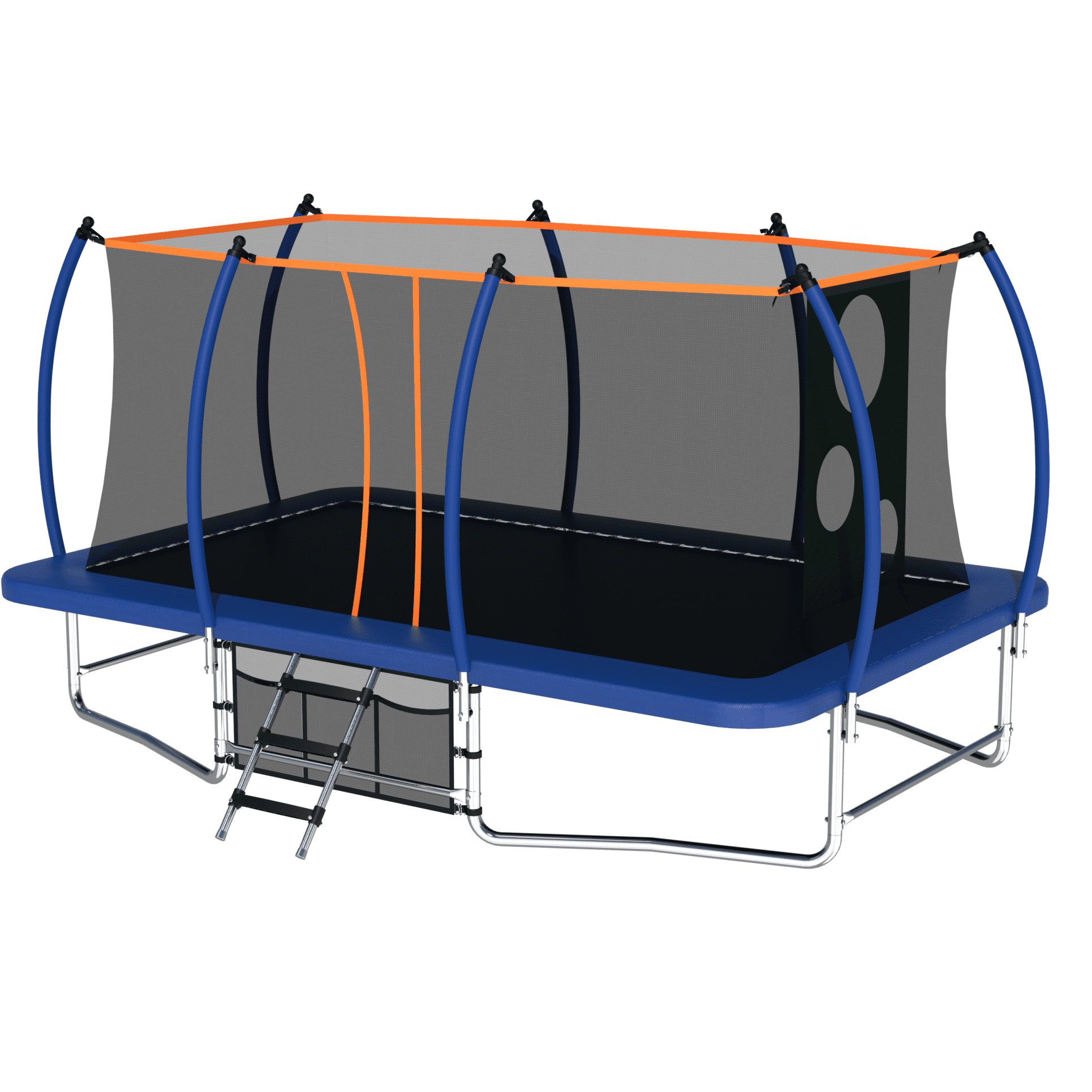 10X16FT Outdoor Rectangle Trampoline for Kids Adults, Large Rectangular ...