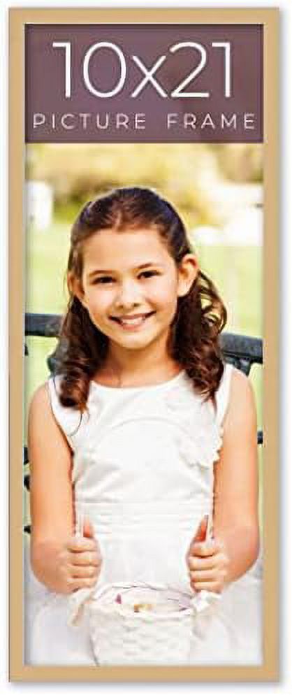 10X21 Frame Beige Real Wood Picture Frame Width 0.75 Inches | Interior ...