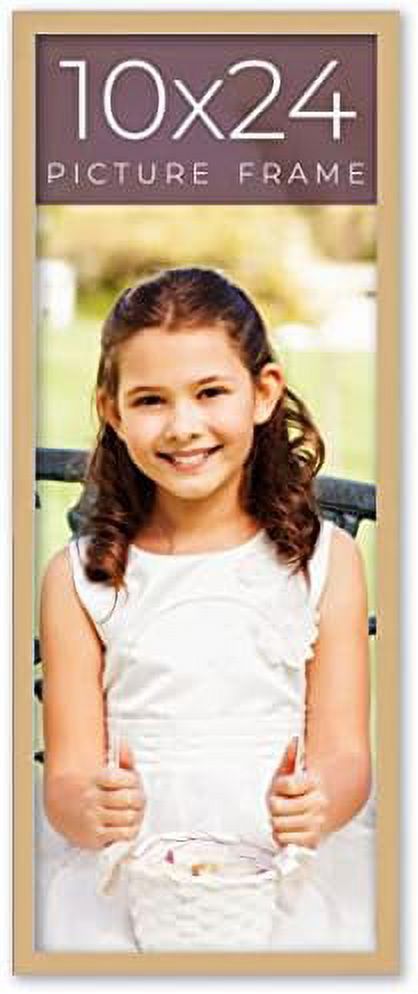 10X24 Frame Beige Real Wood Picture Frame Width 0.75 Inches | Interior ...