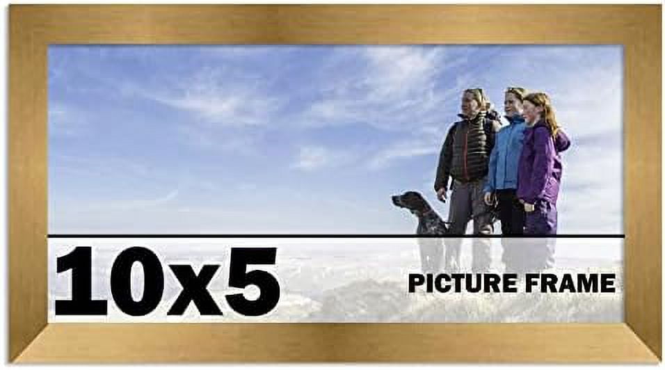 10X5 Frame Bronze Picture Frame - Modern Photo Frame Includes UV ...