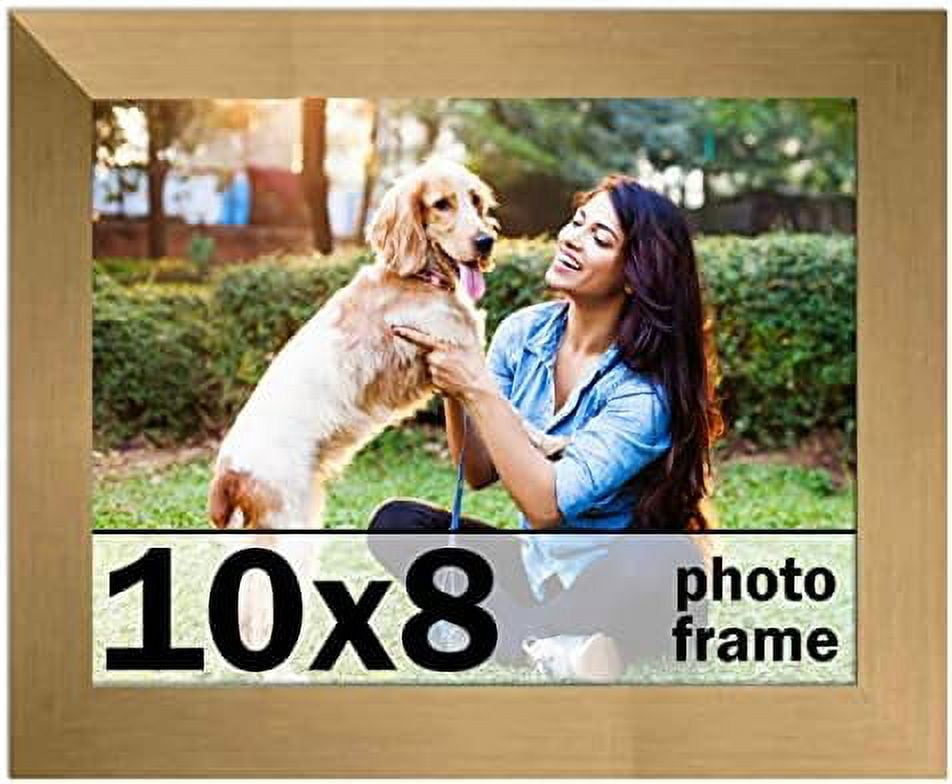 10X8 Frame Bronze Picture Frame - Modern Photo Frame Includes UV Guard ...