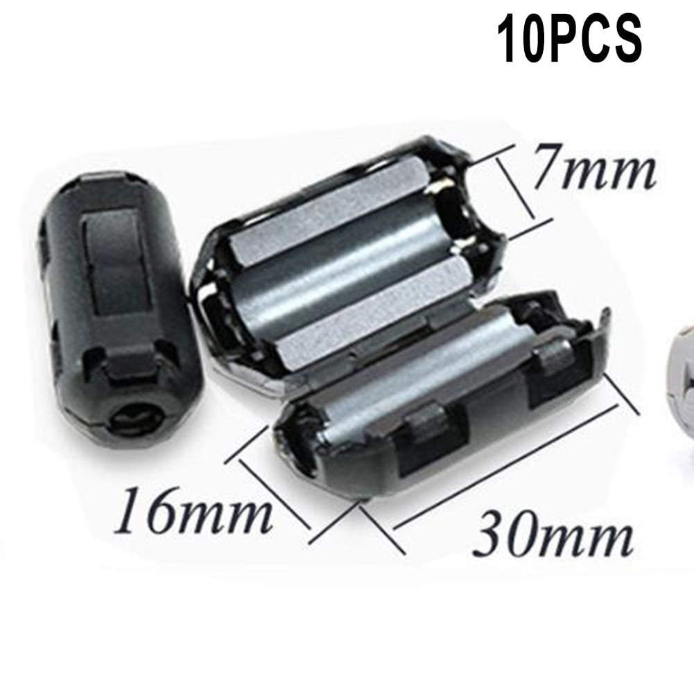 10Xtdk Ferrite Core Noise Suppressor Filter Ring Cable Clip On Wire Rfi ...
