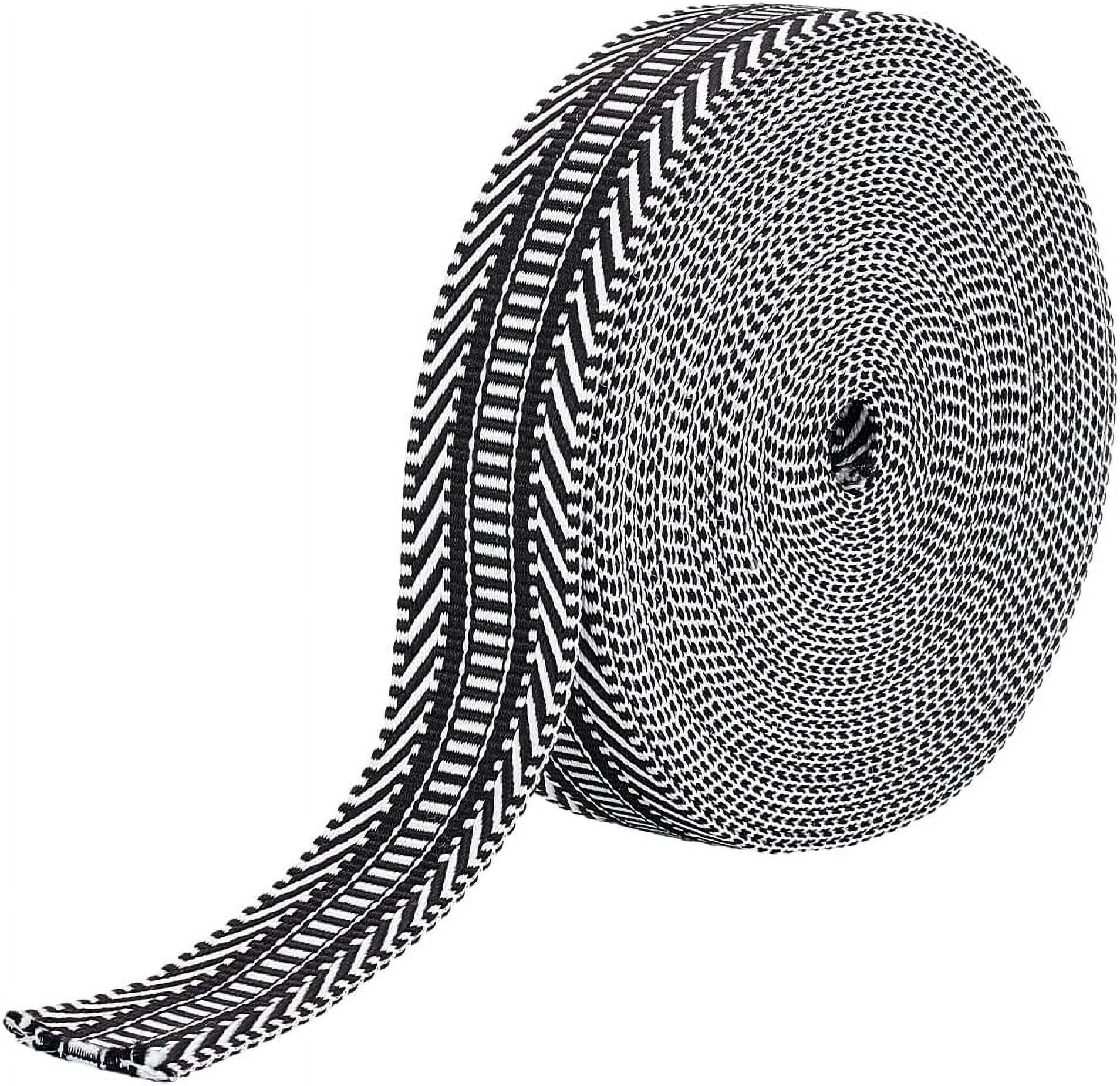 10Yards Black Jacquard Polyester Webbing 1-1/2 Inch Webbing Polyester ...