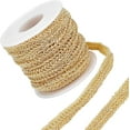 10Yards Gold Braid Lace Trim 3/8 Inch Wide Polyester Woven Gimp Braid ...