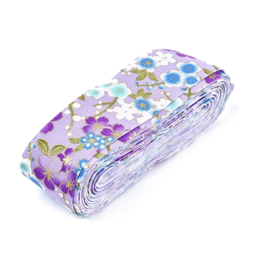 10Yards Japanese Kimono Style Floral Cotton Ribbon Single Printed for ...