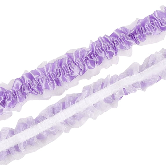 10Yards Pleated Lace Ribbon Vintage Organza Edging Trimmings Fabric ...