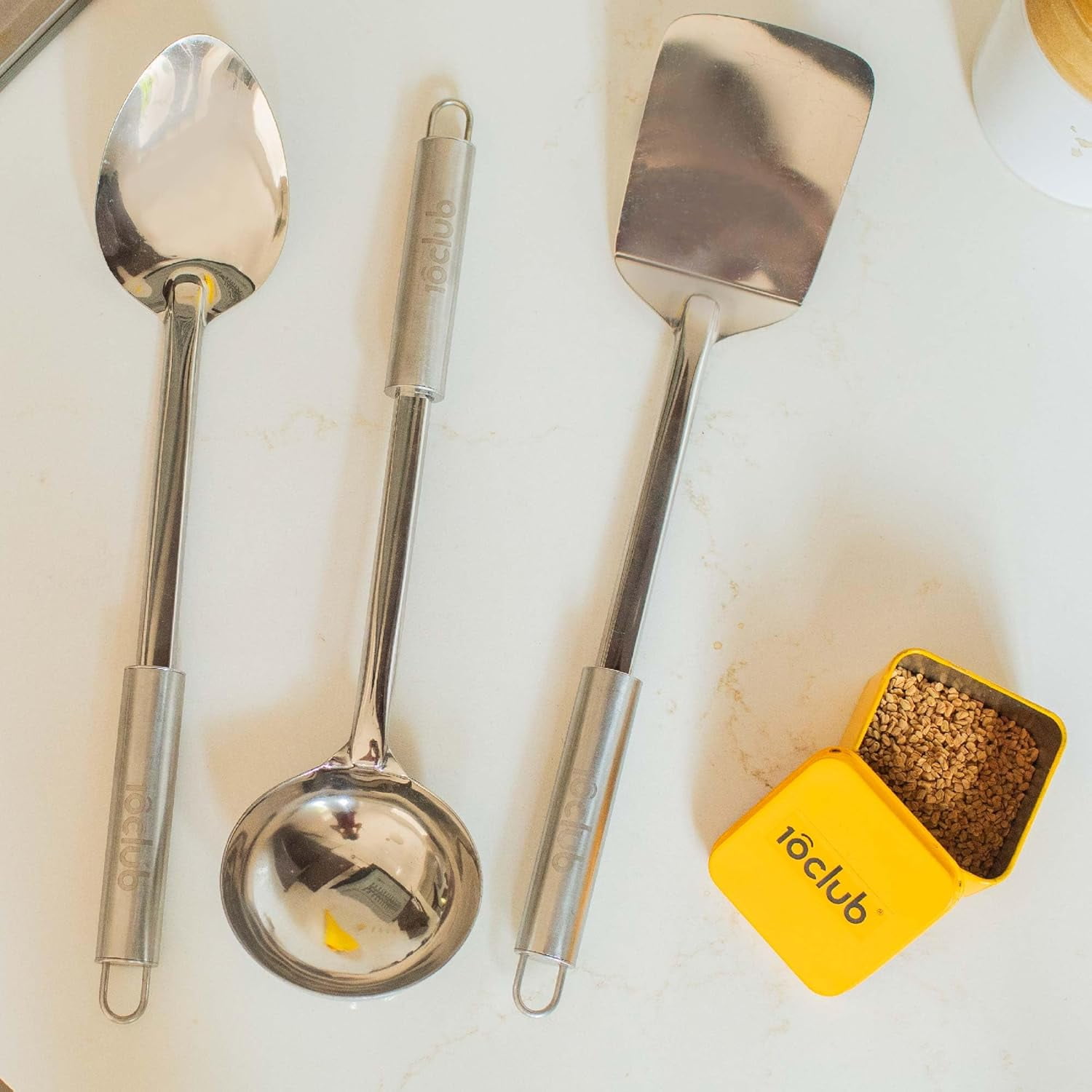 10club 3 Piece Premium Stainless Steel Kitchen Tool Set Turner Palta ...