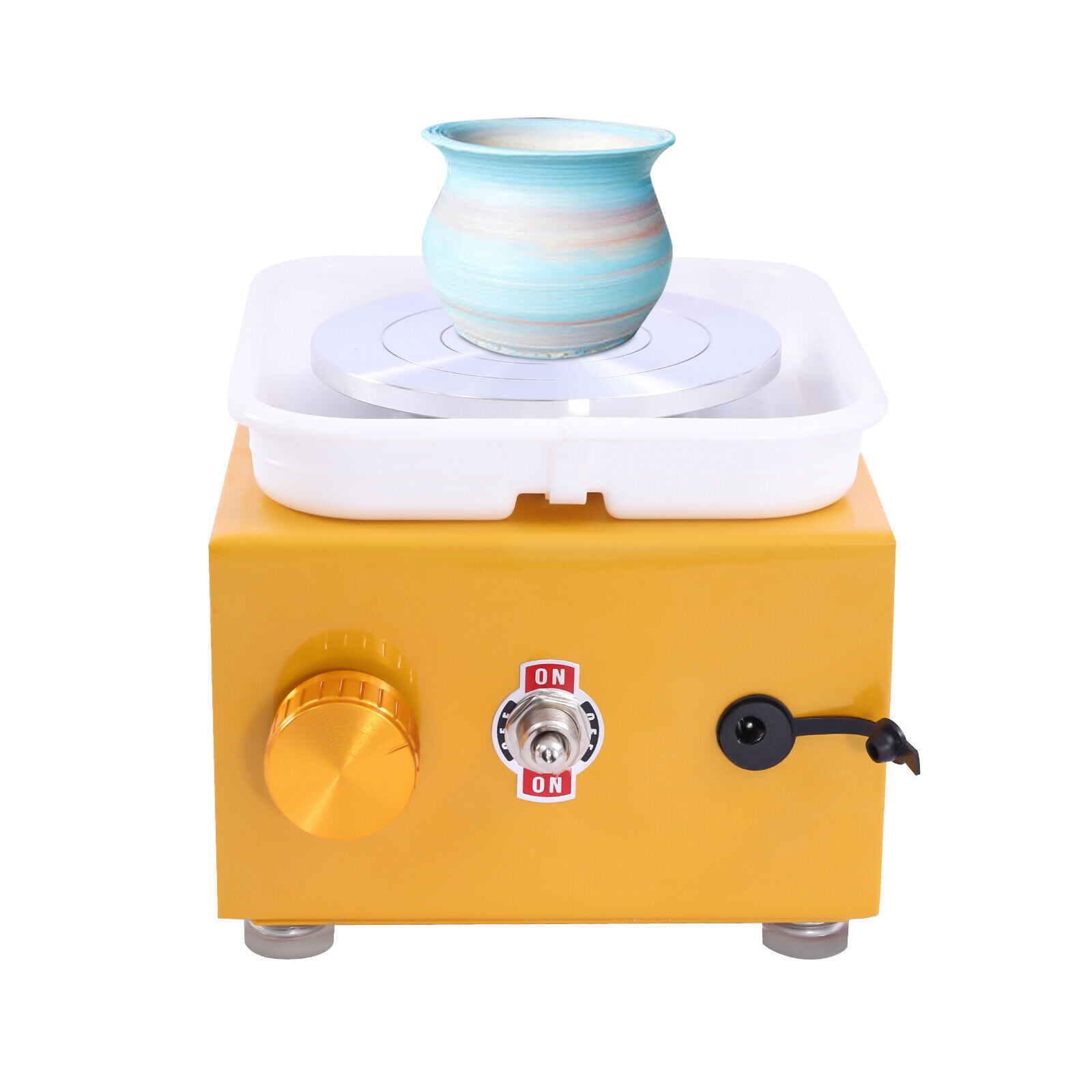 10cm 24W Electric Pottery Wheel Machine Ceramic Work Clay Sculpting Art ...