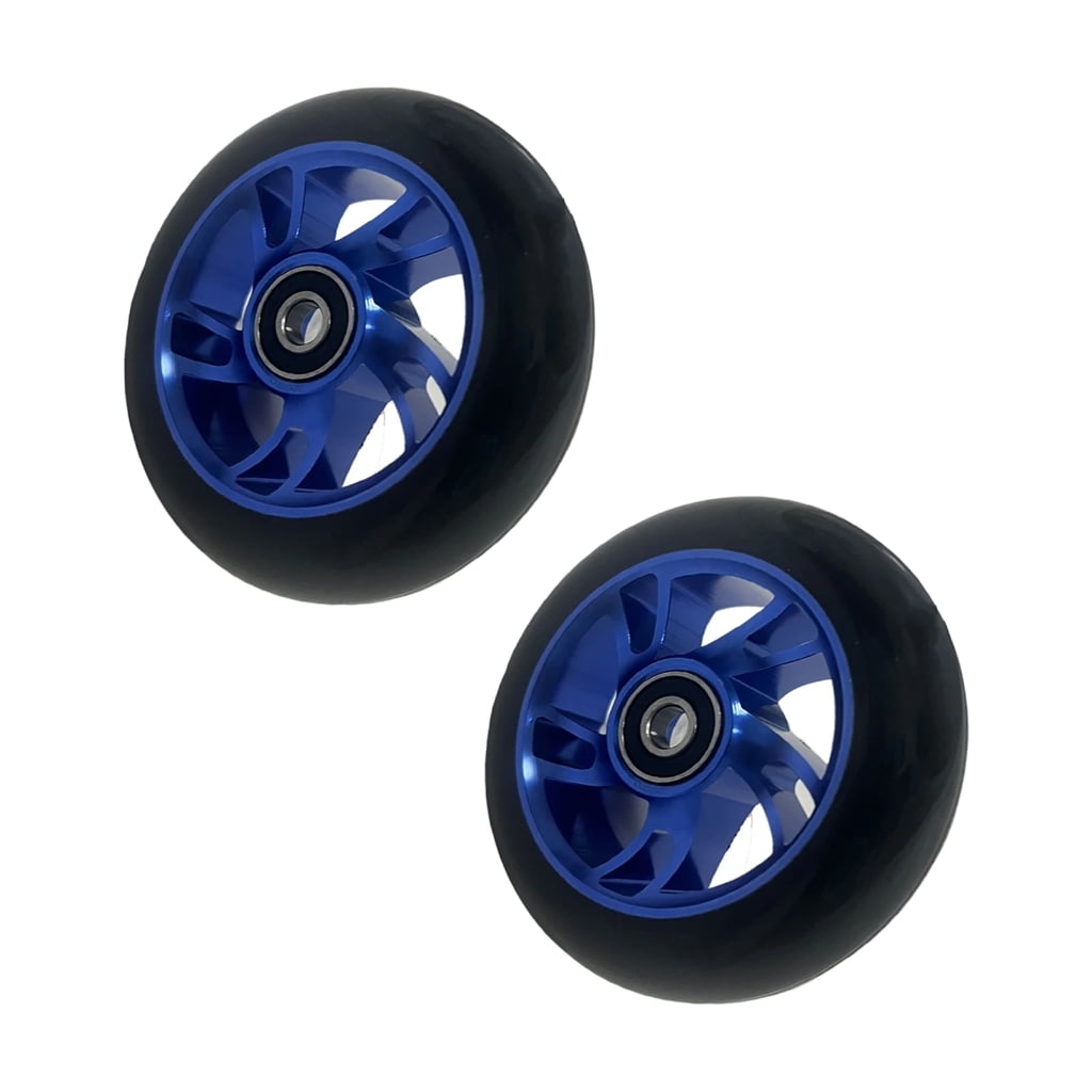 10cm Aluminum Alloy Scooter Wheel High Rebounds PU Tires With Antilock ...
