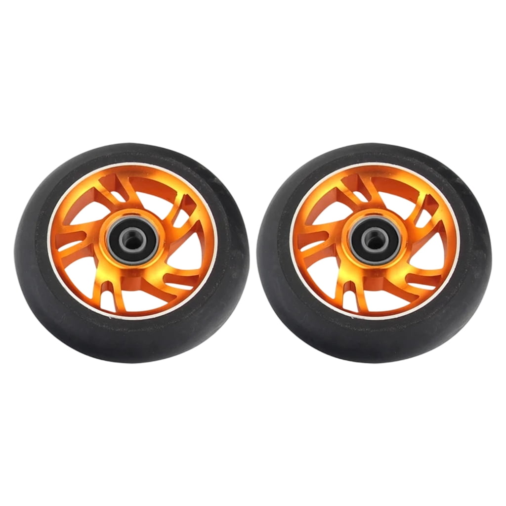 10cm Aluminum Alloy Scooter Wheel High Rebounds PU Tires With Antilock ...