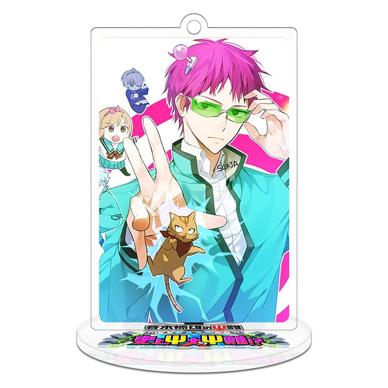10cm Anime Peripheral The Disastrous Life Of Saiki K Desktop Acrylic ...