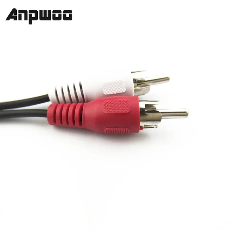 10cm CCTV Dual RCA Cable Stereo Audio Video Adapter 3.5mm Cable Double ...