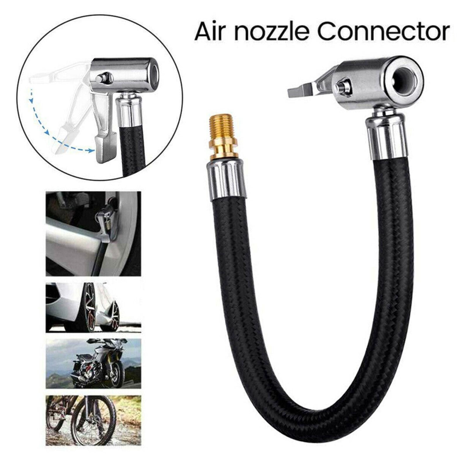 10cm Car Air Tyre Chuck Inflator Pump Extension Hose Tool Pipe Adapter ...