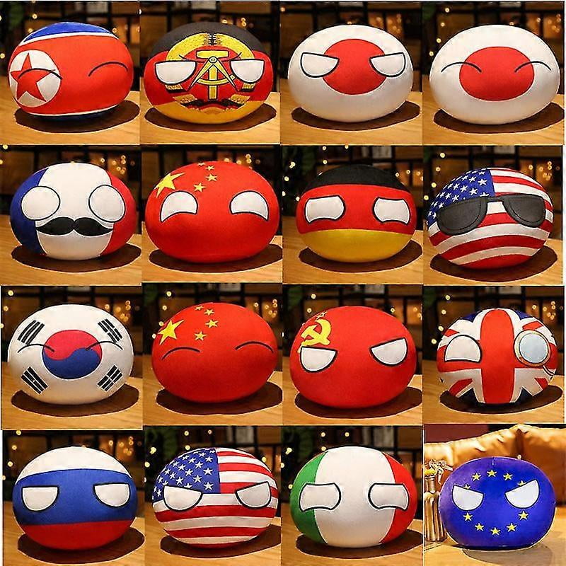 10cm Country Ball Plush Toys Pendant Plushie Doll Countryball Ussr Usa ...
