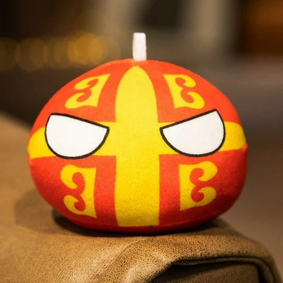 10cm Country Ball Plush Toys Polandball Pendant Country Flag Balls ...