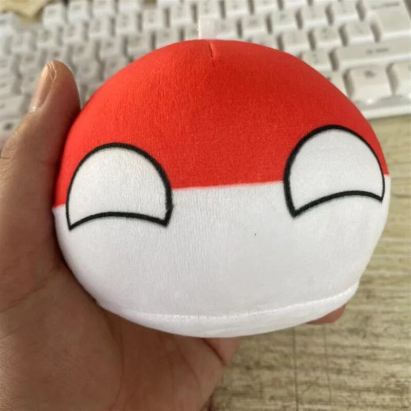 10cm Country Ball Plush Toys Polandball Pendant Country Flag Balls ...