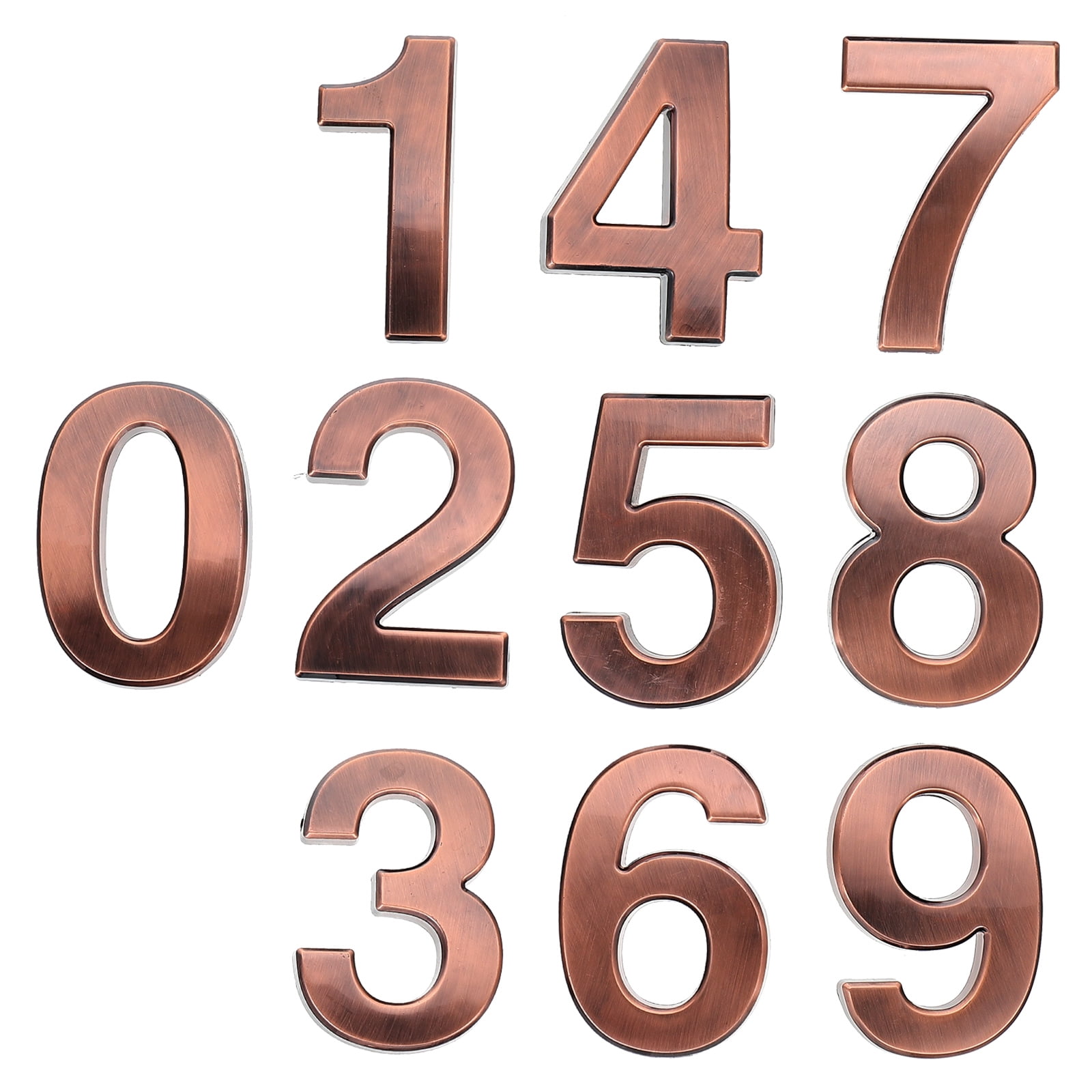 10cm Digital Door Plate Pcs Houtel 0-9 Number Emblems Office Decore ...